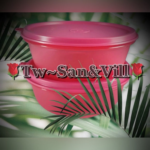 Tupperware | Kitchen | Tupperware Pink Fridge Bowls | Poshmark